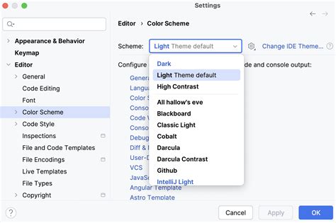 Colors And Fonts WebStorm Documentation