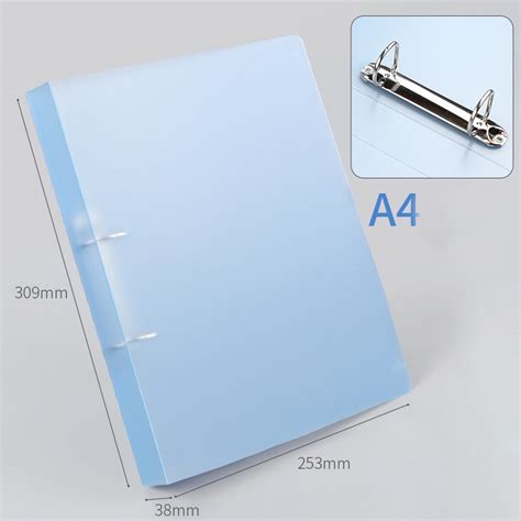File Folder 2 Hole D Type Folder A4 Letter Size Looseleaf Binder