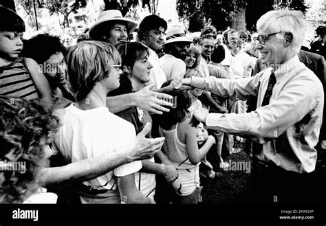 Using A Two Handed Technique John Anderson Shakes Hands With Well