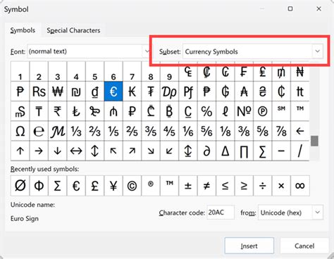 How To Insert Euro Symbol In Excel