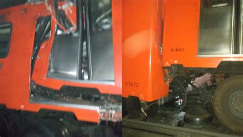 Choque De Trenes En Cdmx Así Quedaron Tras El Accidente En La Línea 3
