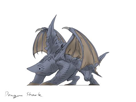 Dragon Shark By Thinkzartz On Deviantart