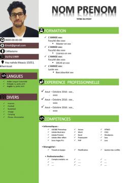 Mod Le Cv Powerpoint Gratuit