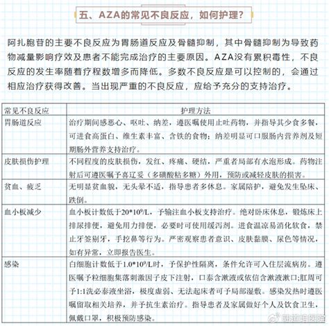 陆道培 阿扎胞苷使用注意事项（患者篇） 燕达陆道培医院