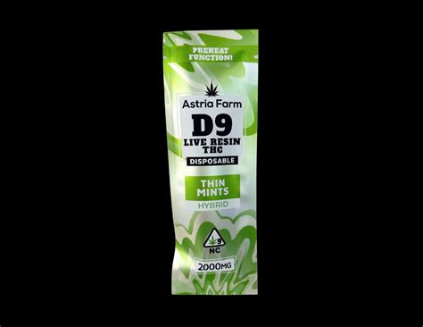 Delta 9 Thc Live Resin 2 Gm Thin Mints Dab Cartridges And Weed Pen