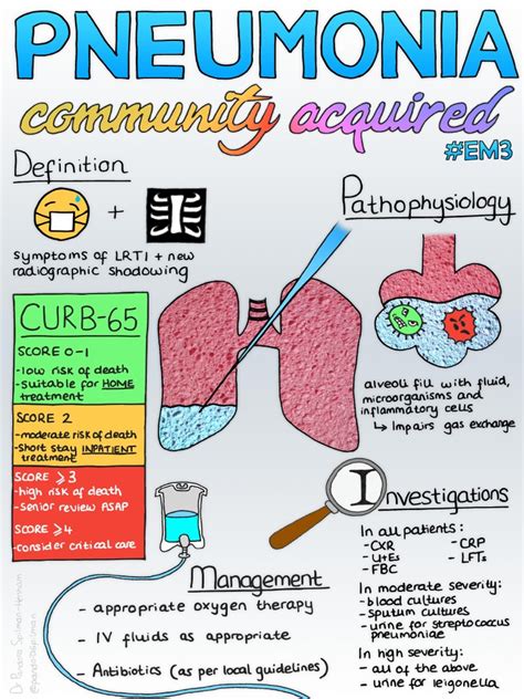 Community Acquired Pneumonia Infographic Pdf