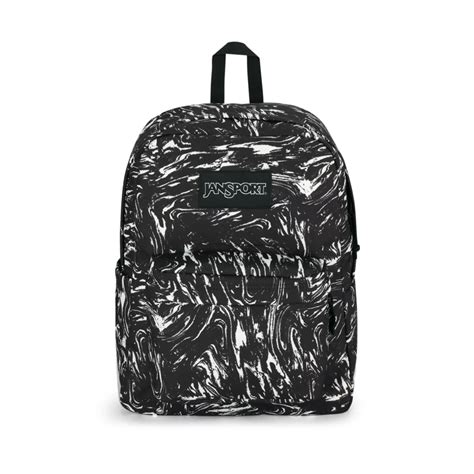 Jansport Black Label Superbreak Back Pack Marbled Motion Black