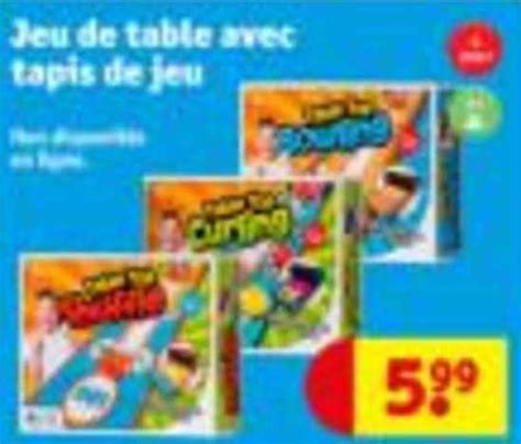 Promo Jeu De Table Avec Tapis De Jeu Chez Kruidvat Icataloguefr