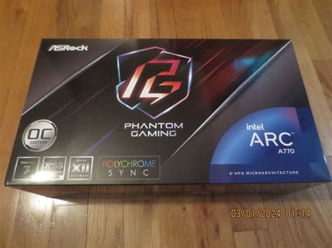 ASRock Intel Arc A770 Phantom Gaming D 8GB OC, 8GB DDR6, PCIe4, HDMI/3x ...