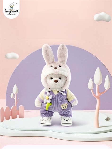 Blossom Series Dolota Bunny Outfit For 30cm Tall Teddy Bear