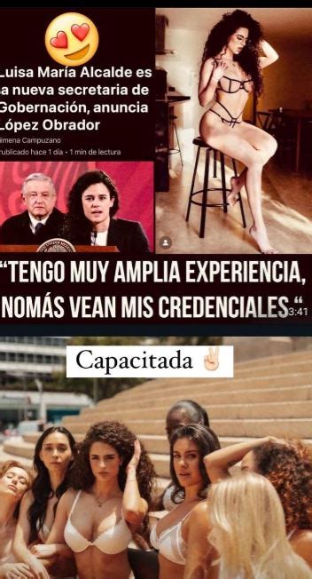 Foto de Luisa María Alcalde posando es falsa es de una modelo mexicana DATANOTICIAS
