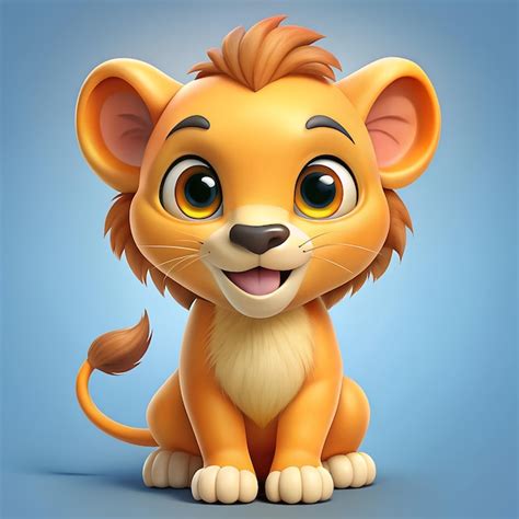 Premium Photo Cute Lynx Cartoon Character Mascot