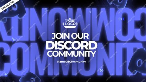 Premium Psd Discord Server Invite Promo Banner