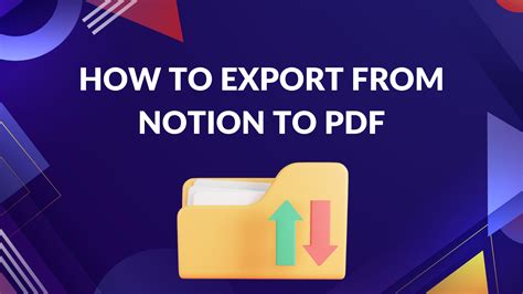 How To Export From Notion To Pdf Create With Notion