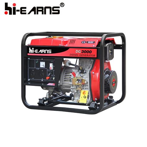 Air Cooled Open Frame Type Single Cylinder Diesel Generator Set Dg3000