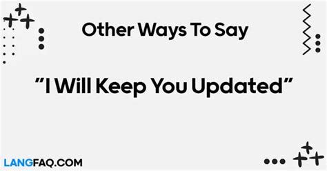 12 Other Ways To Say Lets Keep In Touch