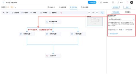 节点连线与过滤条件
