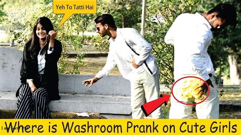 Tatti Nikal Gayi Prank On Cute Girls Where Is Washroom Aniqcrazyfun