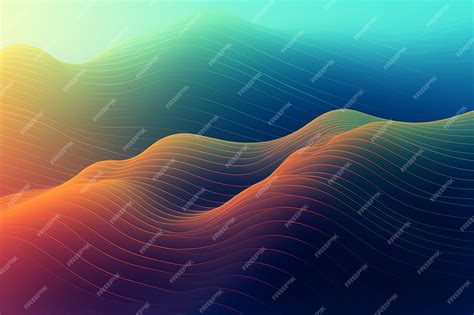 Premium Photo Abstract Modern Gradient Abstract Waves Background With Minimal Style Dynamic