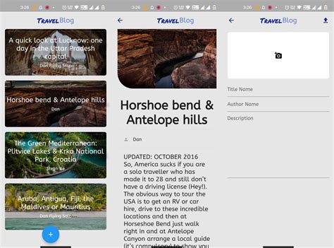 GitHub Nova Spectre TravelBlogs App Flutter