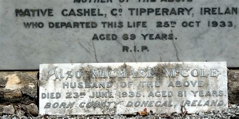 Michael Mccole Unknown 1935 Find A Grave Memorial