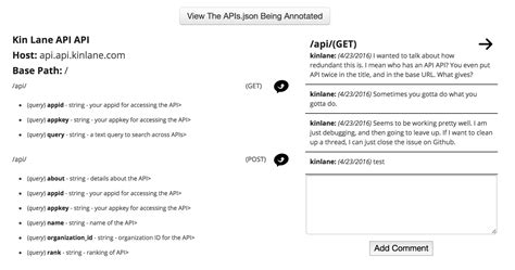 Using My APIs Json Annotation Tool To Drive An API Design Conversation Via Github Issues
