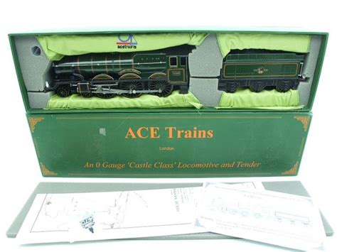 Ace Trains O Gauge E BR Castle Class Highclere Castle R N Electric Rail Boxed Special