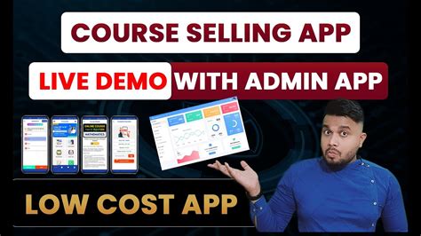 Online Course Selling App Paid Course Selling App Live Admin Panel Youtube