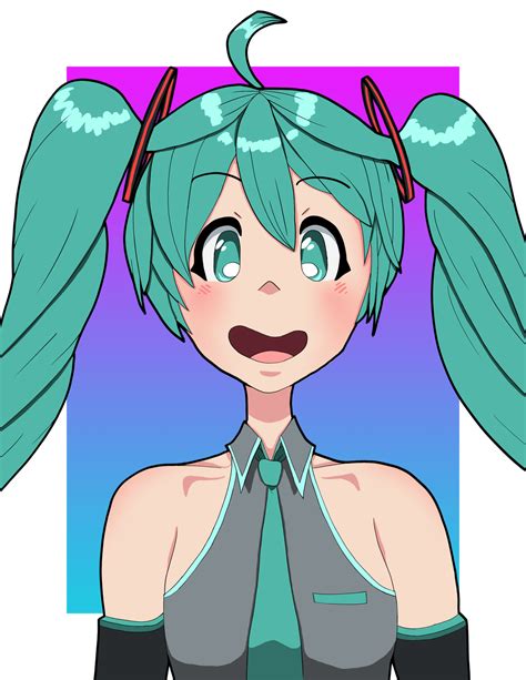 I Drew Hatsune Miku On My Twitch Stream On Friday Rteenagers