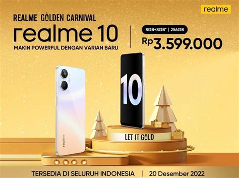 Realme 10 RAM 8GB ROM 256GB Resmi Mendarat Di Indonesia Ini Harganya
