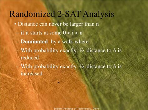 Ppt Randomized Algorithms In 2 Sat And Max 3 Sat Powerpoint