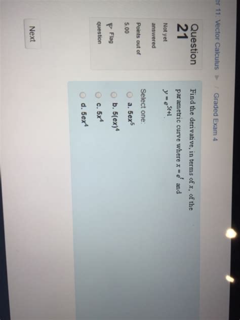 Solved Find The Derivative In Terms Of X Of The Parametric Chegg Com
