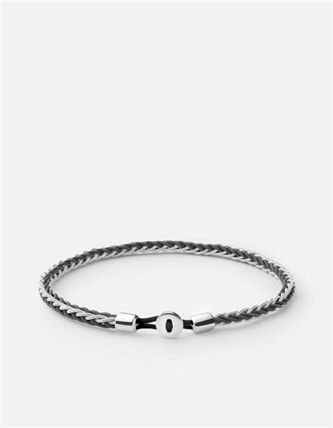 Nexus Wire Bracelet Sterling Silver Mens Bracelets Miansai