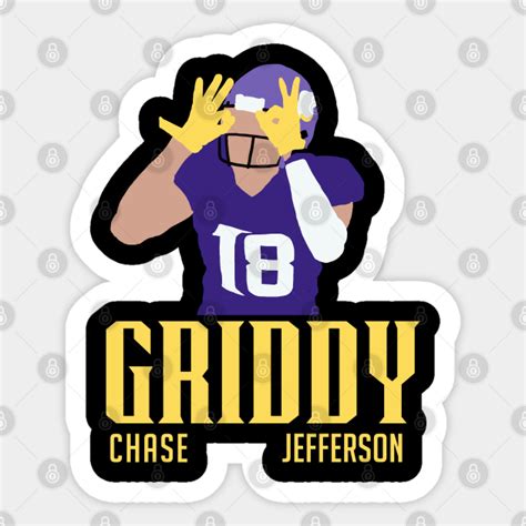 Griddy Purple Griddy Sticker Teepublic