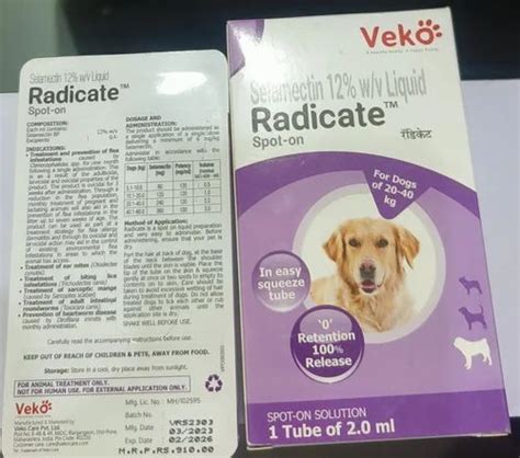 Selamectin 12 Radicate For Veterinary Tablet At ₹ 910piece In Nagpur