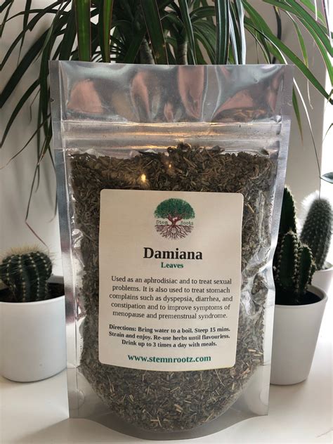 Damiana Tea Private Label 2oz Stem N Rootz