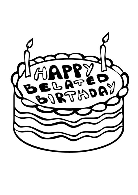 생일축하 색칠공부 프린트자료 네이버 블로그