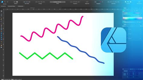 How To Make Wavy Lines In Affinity Designer Youtube