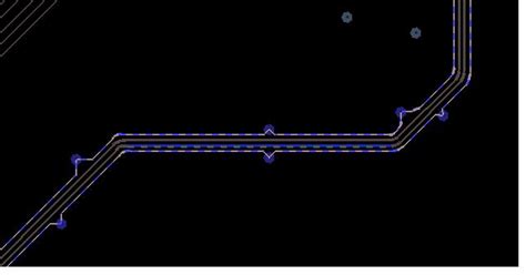 Signals With Curved Routing Pcb Design Pcb Design Ic Packaging