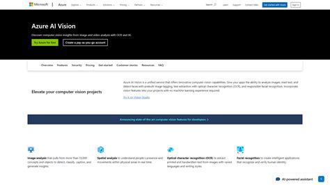 Microsoft Computer Vision Api Workfeed