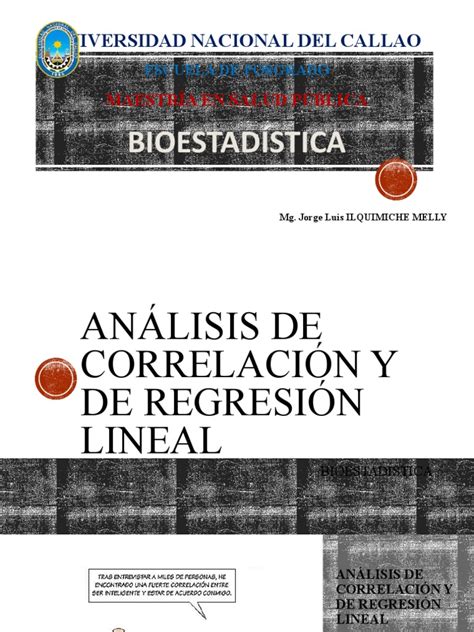 05 Bioest Análisis Correlación Y Regres Lineal Pdf Regresión