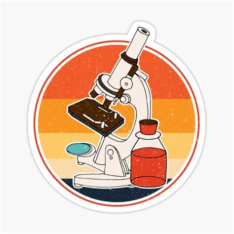 Pegatina Ciencia De Laboratorio Médico Ciencia De Laboratorio
