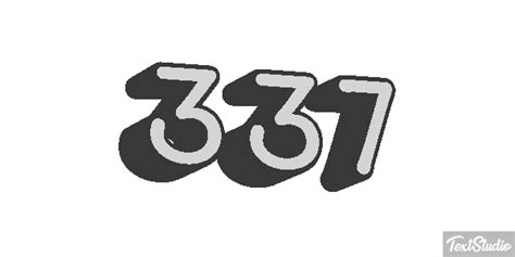 337 Number Animated  Logo Designs