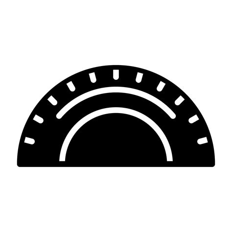 Protractor Vector Icon 26452644 Vector Art At Vecteezy