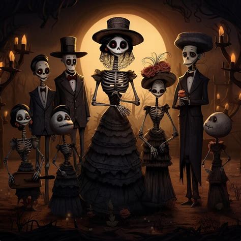 Premium Ai Image Traditional Day Of The Dead Background