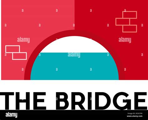 Vector Abstract Bridge Connection Concept Stock Vector Image And Art Alamy