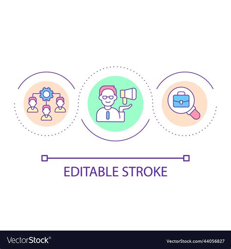 Engaging Professional Workforces Loop Concept Icon