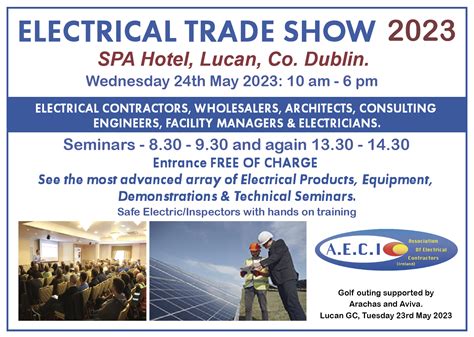 The Aeci Irish Electrical Trade Show 2023 Electric Ie