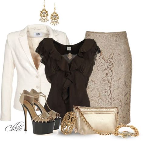 Classy Ruffles And Lace Fashion