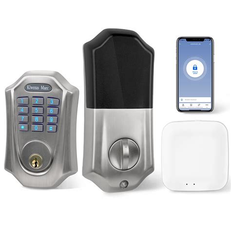 Buy KlwenasMaec Smart Door Lock With Keypad Keyless Entry Home With Your Bluetooth Wi Fi